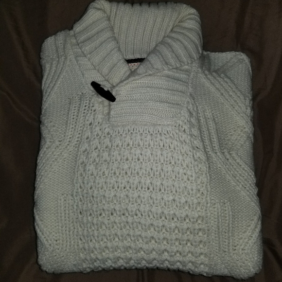 Weatherproof | Sweaters | Mens Fisherman Shawl Toggle Sweater | Poshmark